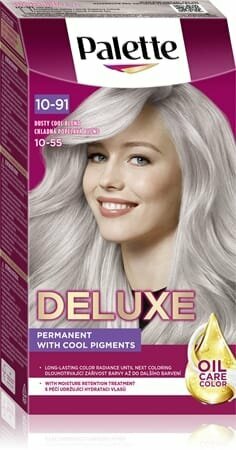 Краска для волос Schwarzkopf Palette Deluxe, оттенок 10-91 (10-55) Dusty Cool Blonde, 1 шт