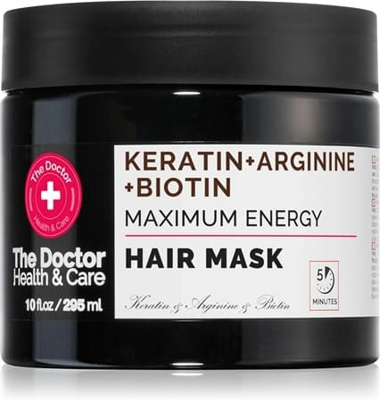 Маска для волос The Doctor Keratin + Arginine + Biotin Maximum Energy, 295 мл