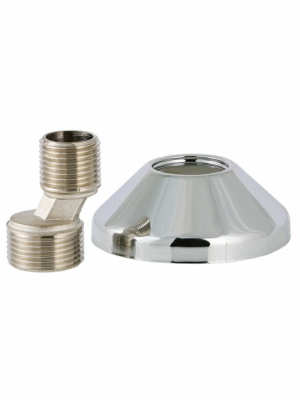 Эксцентрик VALTEC 3/4"Н х 1/2"Н, 25 мм, с декоративной чашкой VTr.670. N.0504