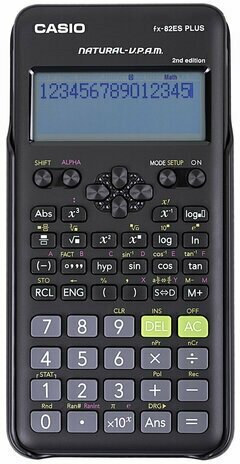 Научный калькулятор Casio fx-82ES PLUS, многофункциональный, для школьников и студентов, с натуральным дисплеем