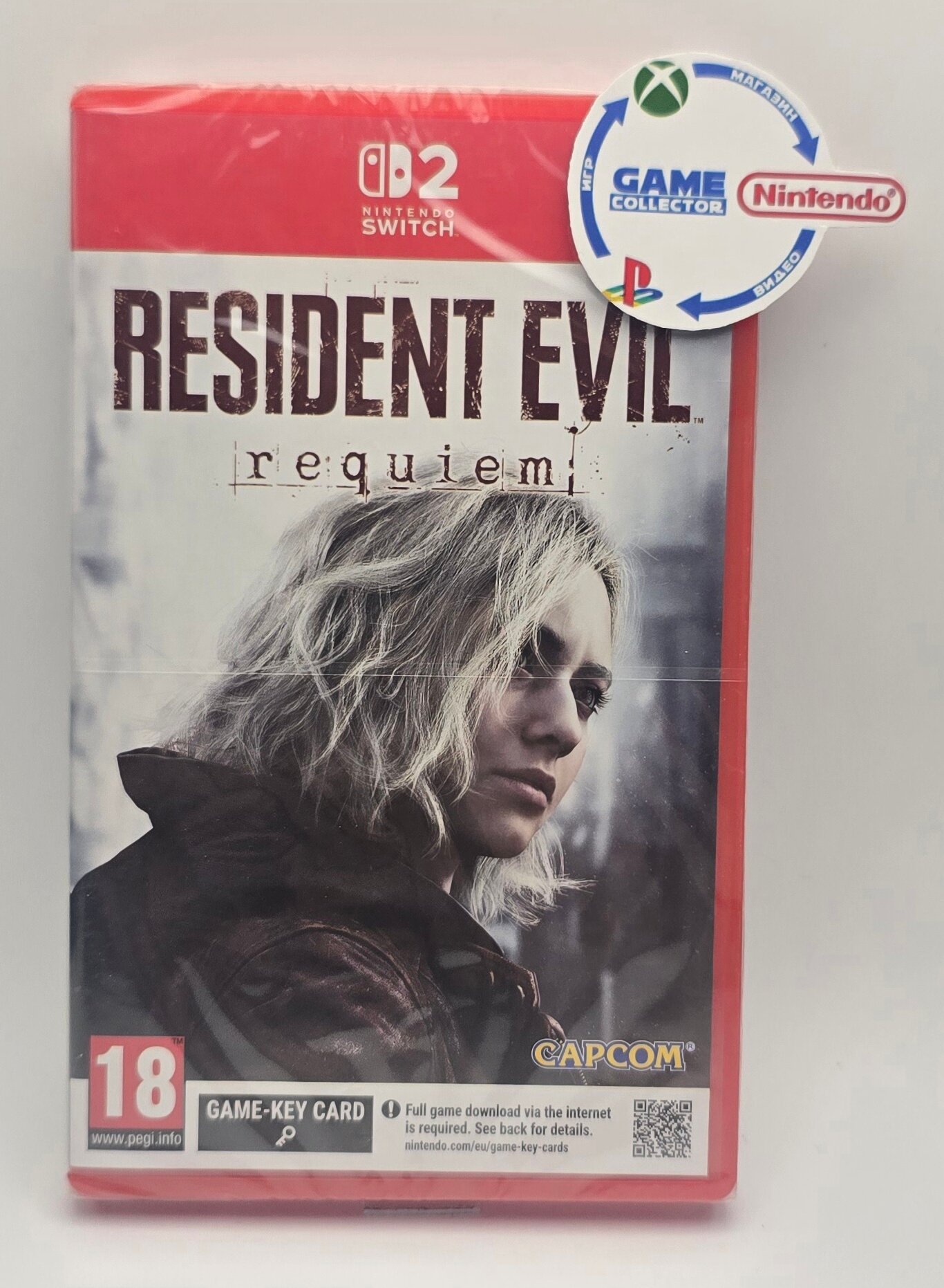 Игра Resident Evil Requiem для Nintendo Switch 2 на картридже полностью на русском языке