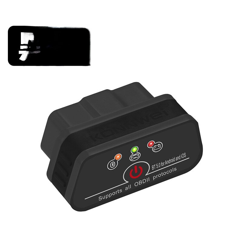 MINI OBD2 KW901 Bluetooth 4.0 5.0 Двухрежимный автомобильный компьютер Android/ iOS ELM327 OBD II Адаптер Сканер Мощный инструмент диагностики автомобиля