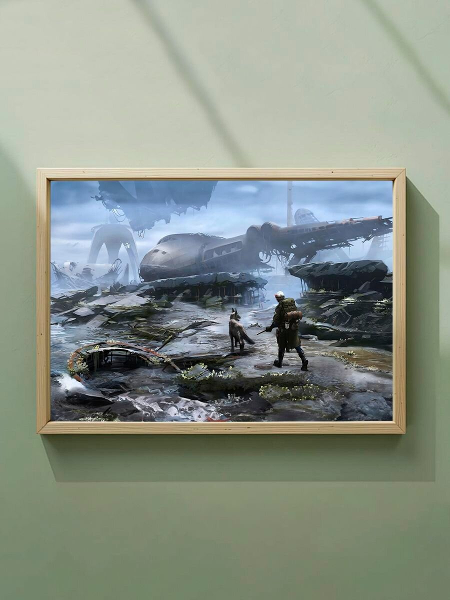 Постер, плакат на стену "Fallout 4 Игра" 42 см х 29,7 см (А3)