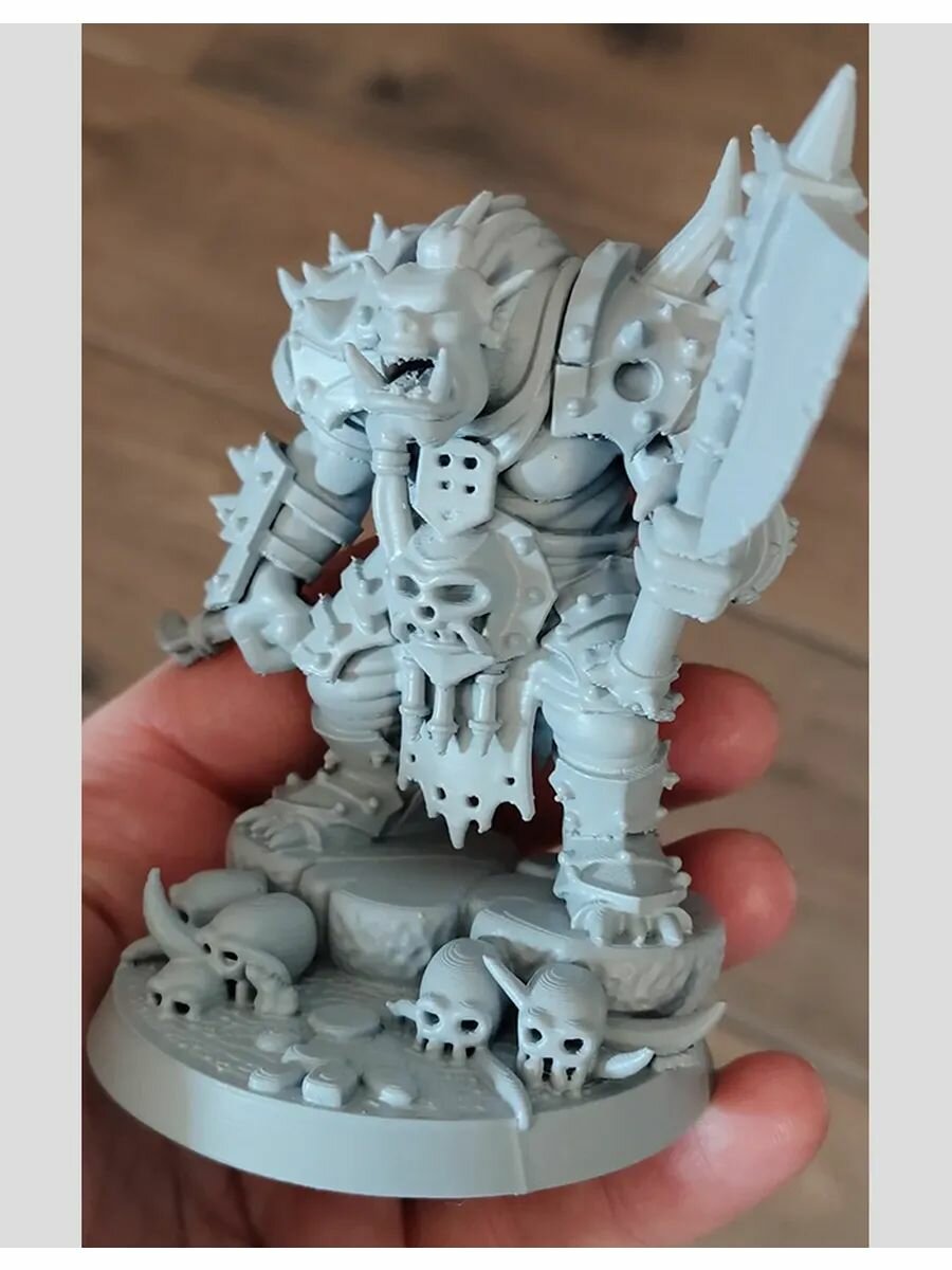 Фигурка "Orc Warrior" 3D печать из пластика — фото 1