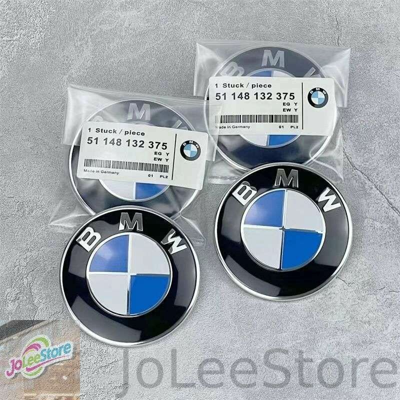 Оригинальная эмблема BMW задняя 74 мм, зеркальная ABS 1шт