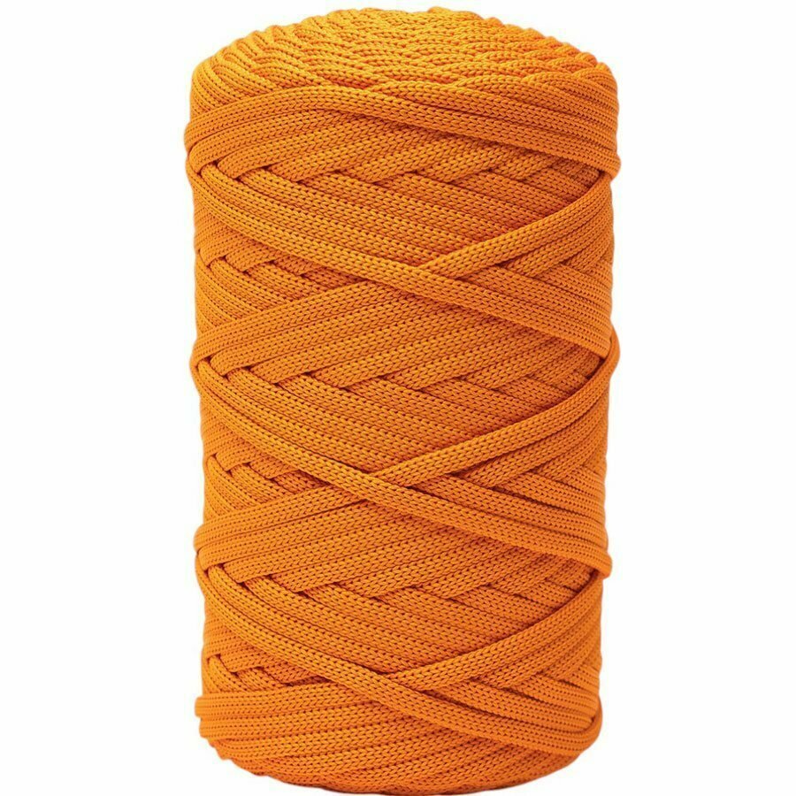 Шнур полиэфирный 5мм M&h 14 оранжевый (1 моток)