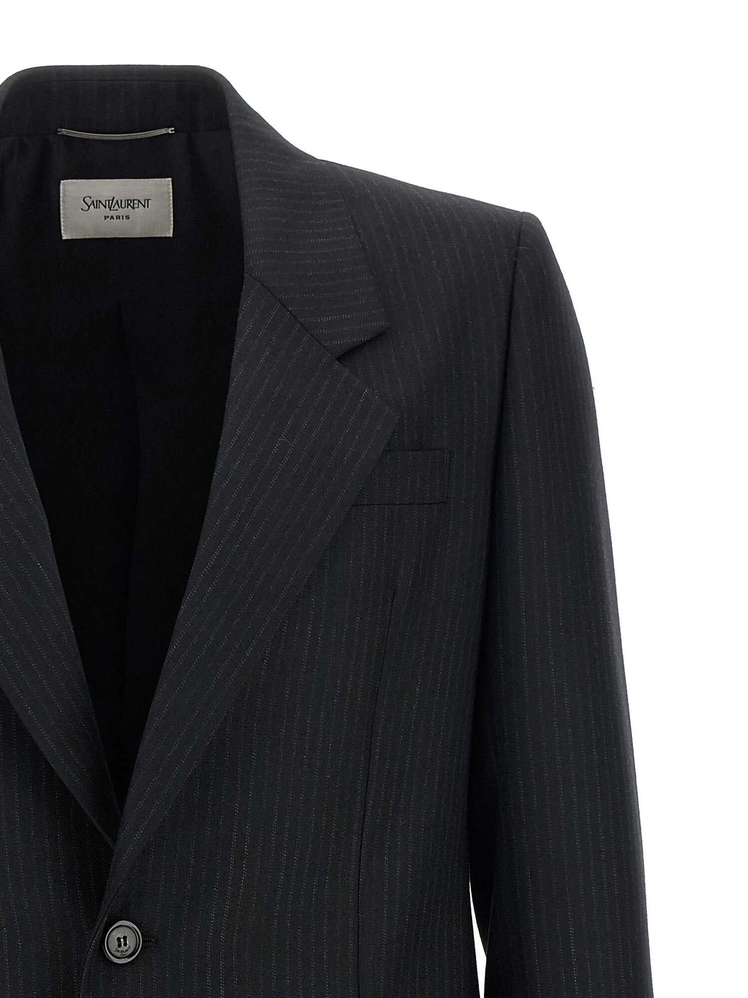 Пиджак Yves Saint Laurent Pinstripe wool blazer, размер 52 — фото 1