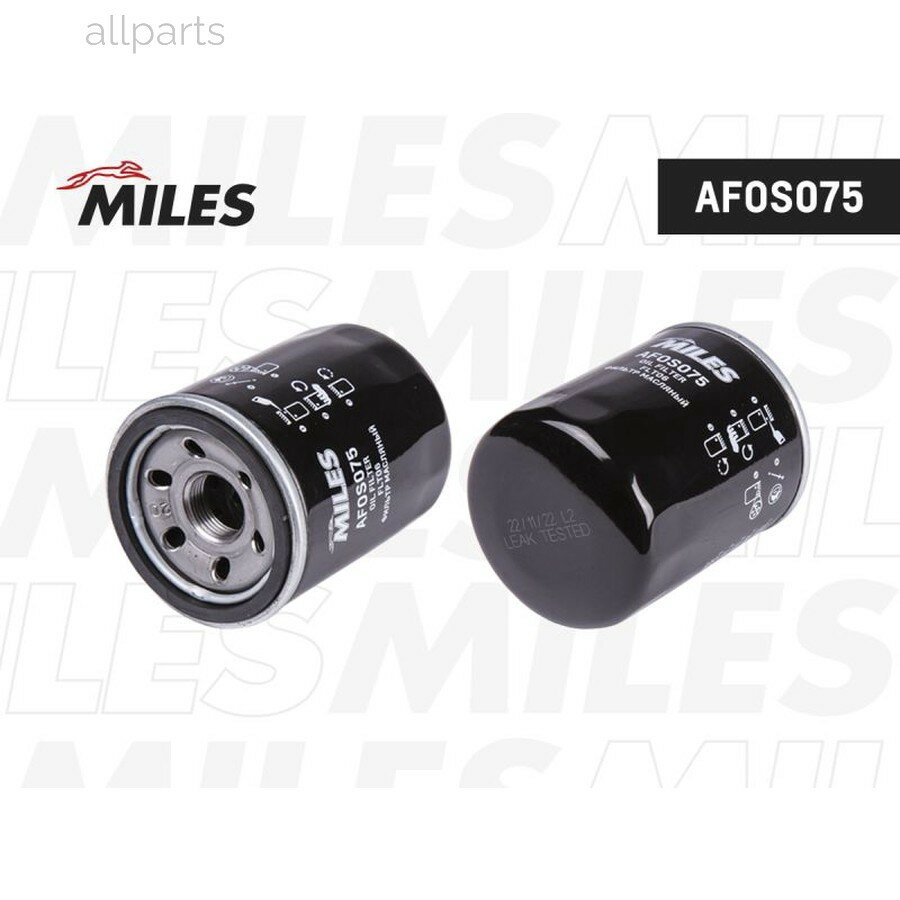 MILES AFOS075 Фильтр масляный HONDA/KIA/HYUNDAI/MITSUBISHI/OPEL/MAZDA