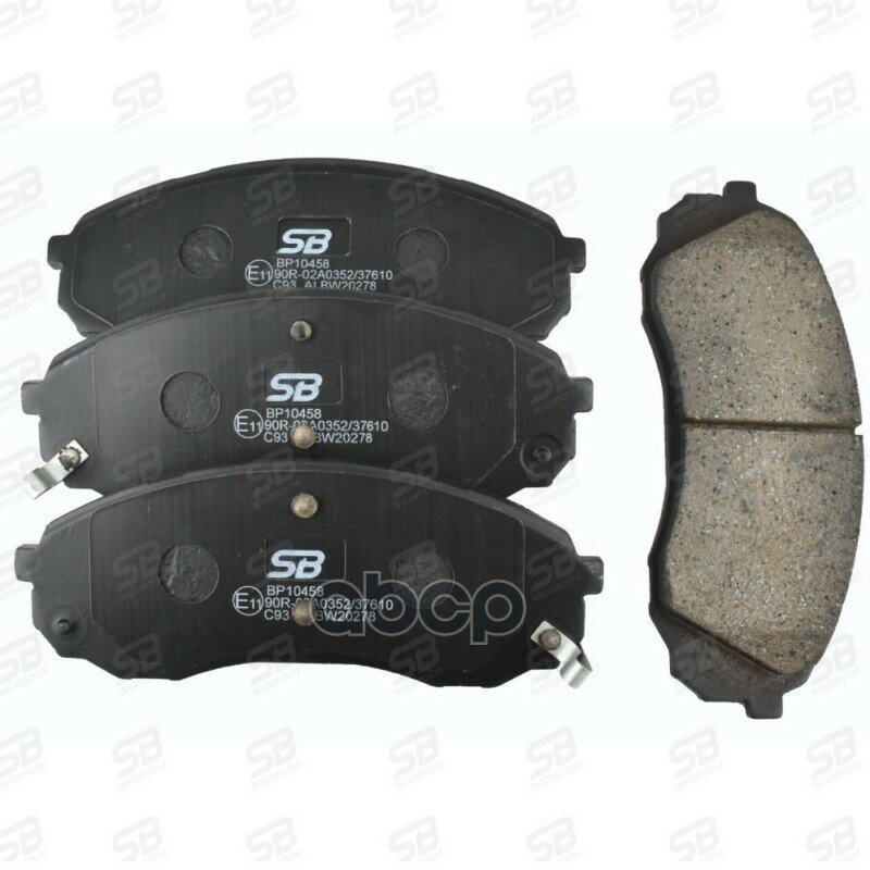 Колодки тормозные передние (HYUNDAI H1 (TQ), KIA CARNIVAL III (VQ)) BP10458 SB Nagamochi арт. BP10458