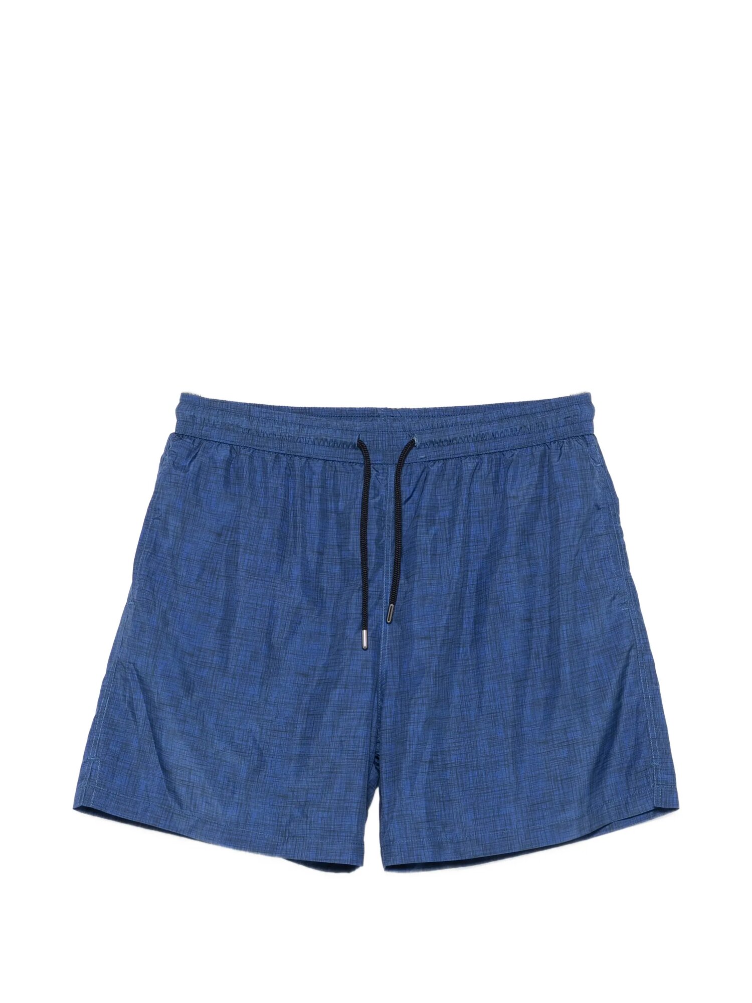 Шорты для плавания Crosshatch-pattern drawstring swim shorts