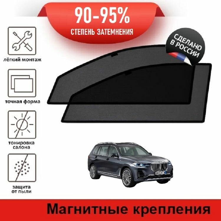 Автошторки LATONIK на BMW X7 (G07) 1 (2018-2022)