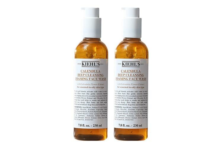 Пенка для умывания унисекс Kiehl's Calendula Deep Cleansing Foaming Face Wash, 230 мл * 2 шт.