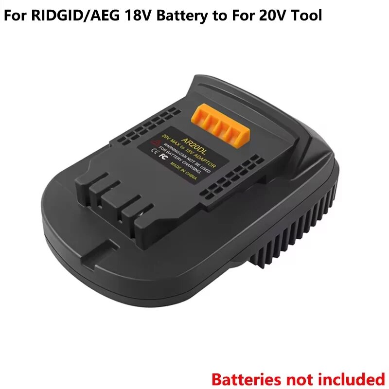 Адаптер для аккумуляторов RIDGID и AEG 18В к Dewalt 18В-20В