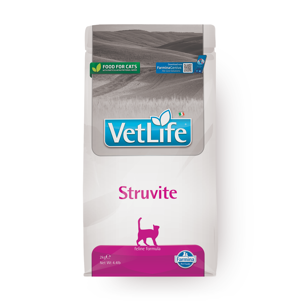 Cухой корм для кошек Farmina Vet Life Struvite с курицей при заболеваниях нижних мочевых путей диетический