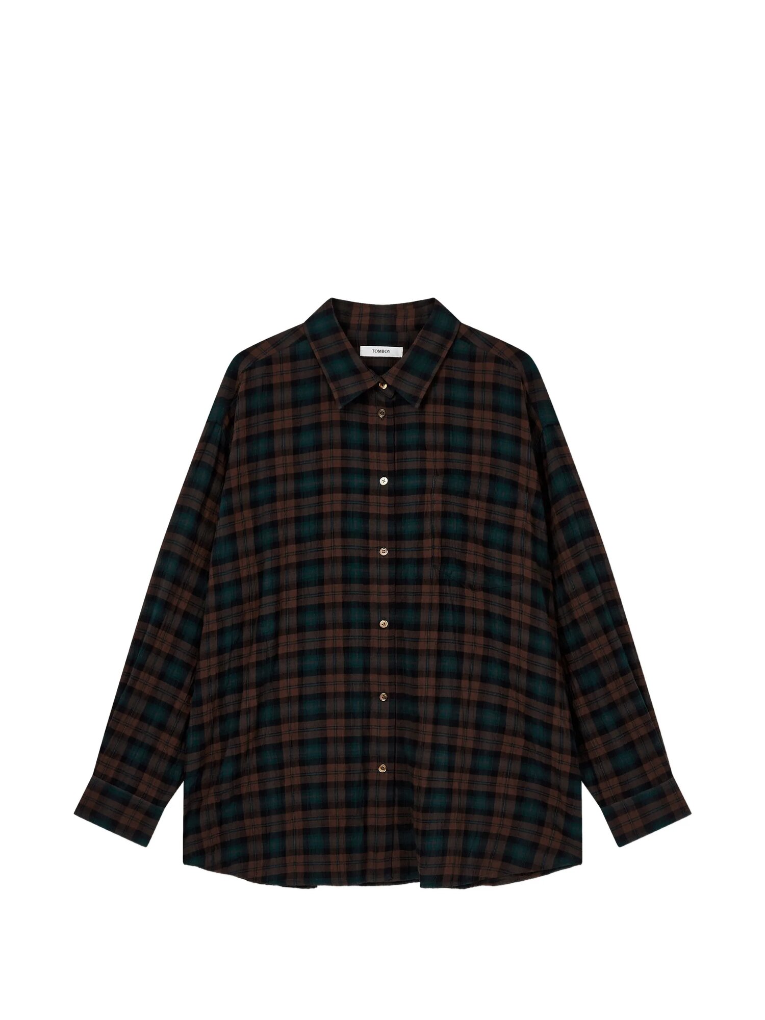 Рубашка Checkered oversized shirt