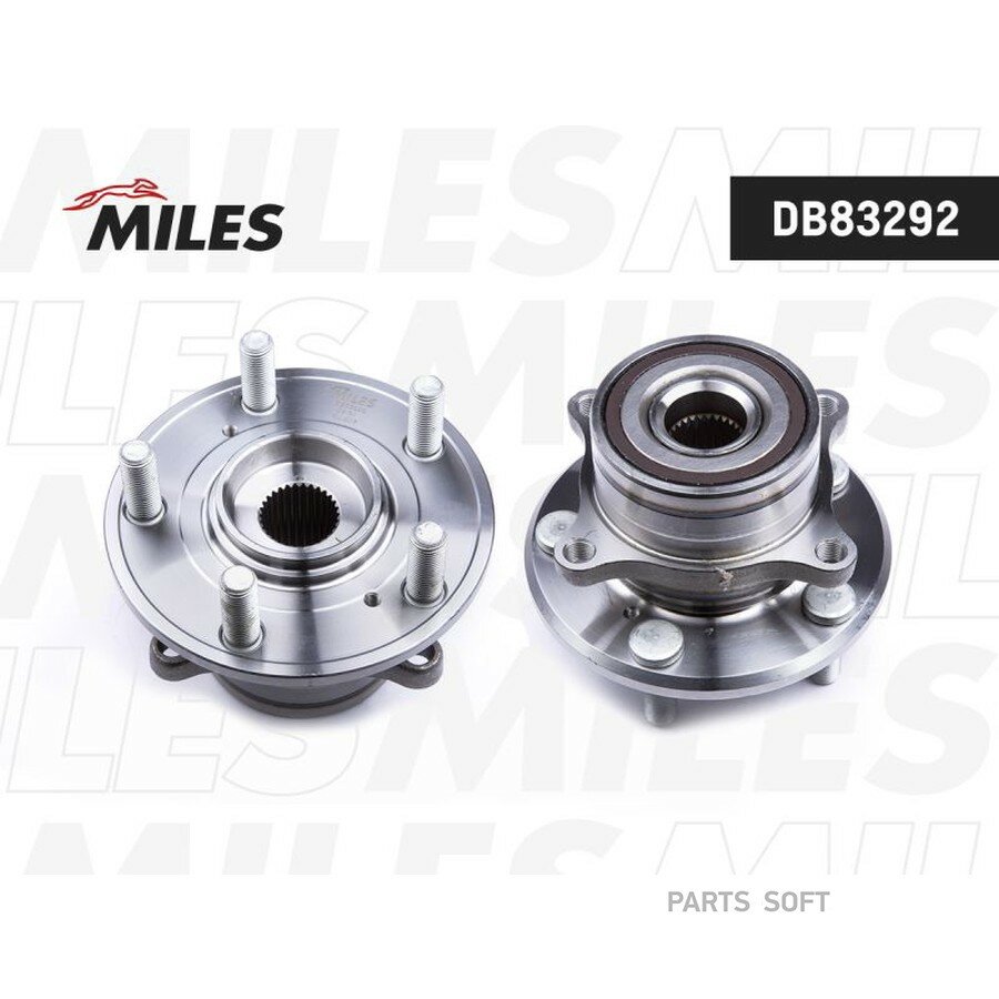 MILES DB83292 Ступица с подшипником HONDA PILOT/ACURA MDX II 06- пер. AWD ABS ()