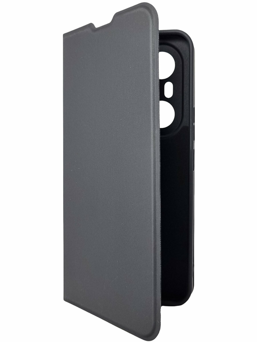 Чехол-книжка Borasco Smart Cover, для HONOR 400 Pro, черный, искусственная кожа