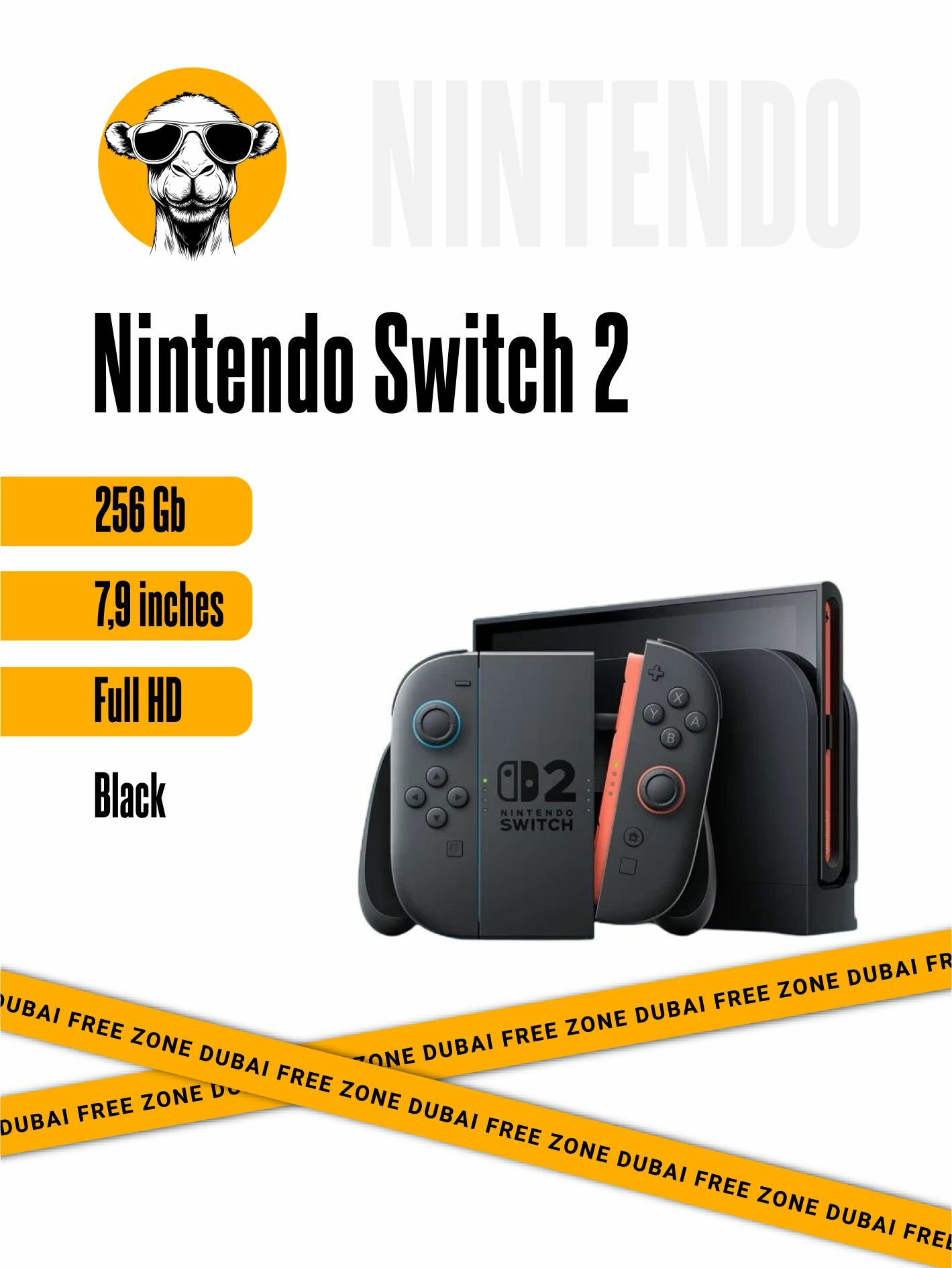 Игровая консоль Nintendo Switch 2 Black/Черный