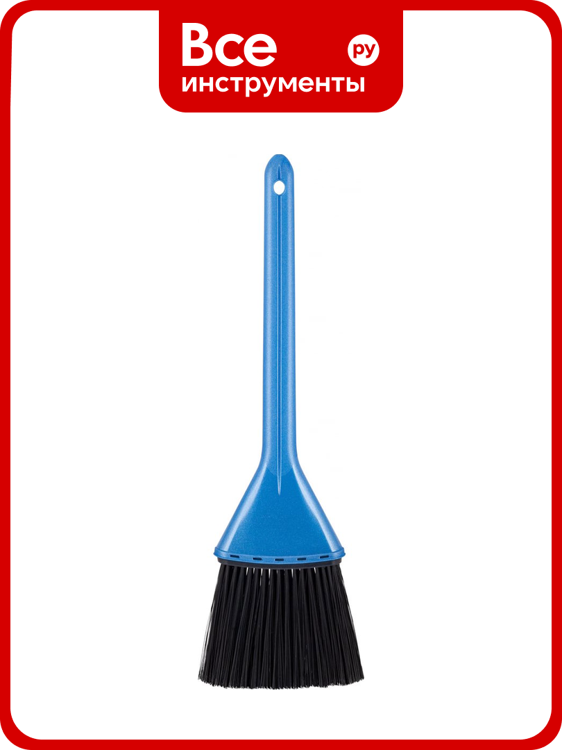Мини-веник Spin&Clean Классика индиго SV2927ИНД, пластиковый веник с рукояткой, для сухой уборки, индиго