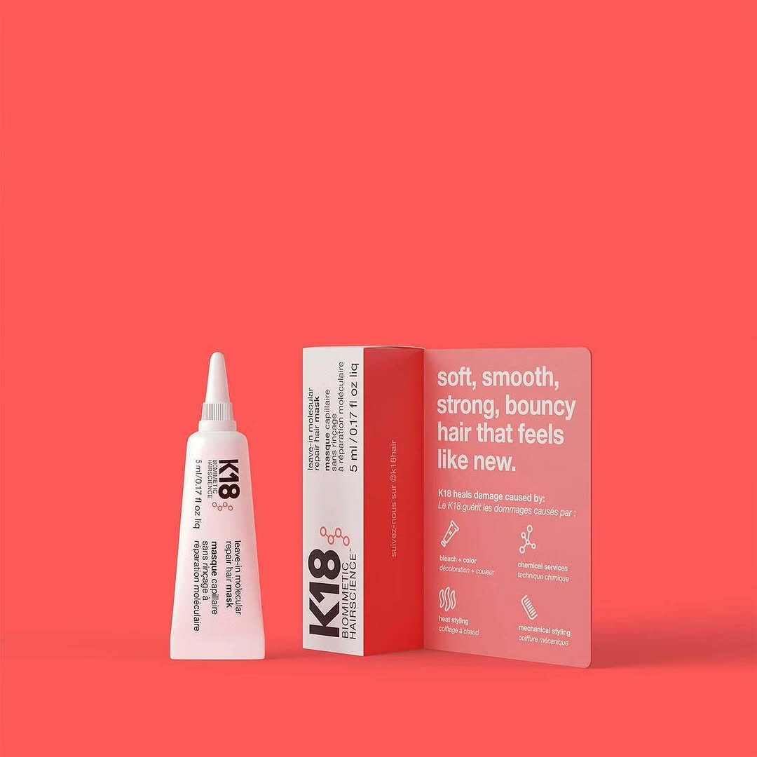 K18 LEAVE- IN MOLECULAR REPAIR HAIR MASK/Несмываемая маска для молекулярного восстановления волос (5 мл)