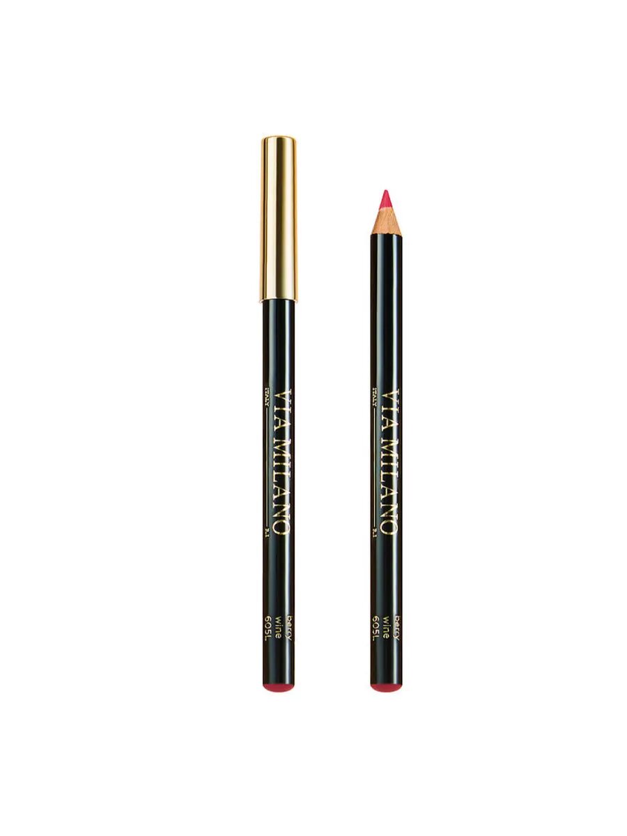 VIA MILANO Карандаш для губ интенсивный цвет High Definition & Intense Colour Lip Pencil, 604L Coral
