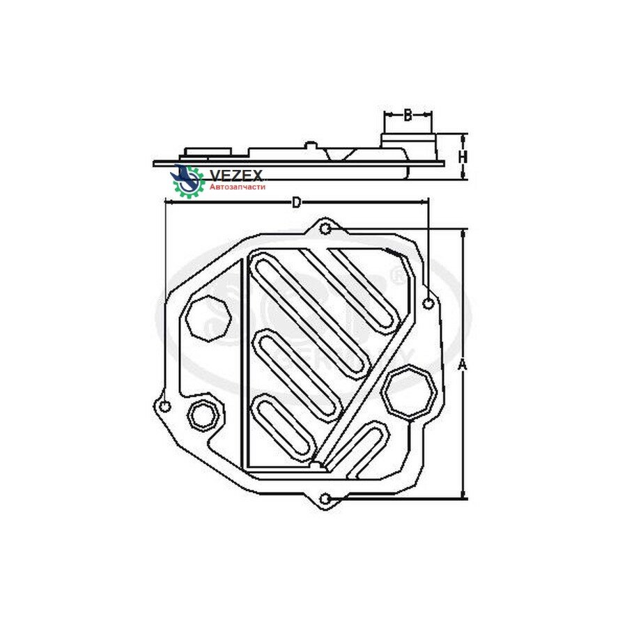 SCT GERMANY SG1722 Фильтр АКПП