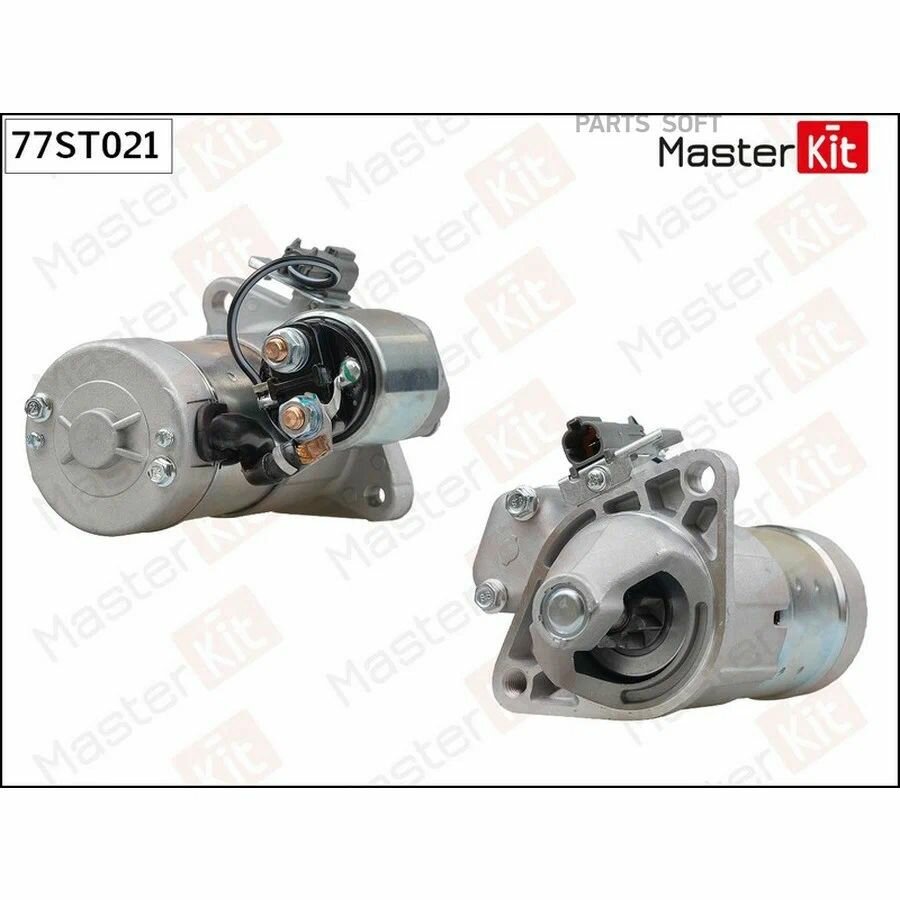 Стартер NISSAN ALMERA 1995 - 2006, PRIMERA 1993 - 2002 1.4кВт MasterKit арт. 77ST021