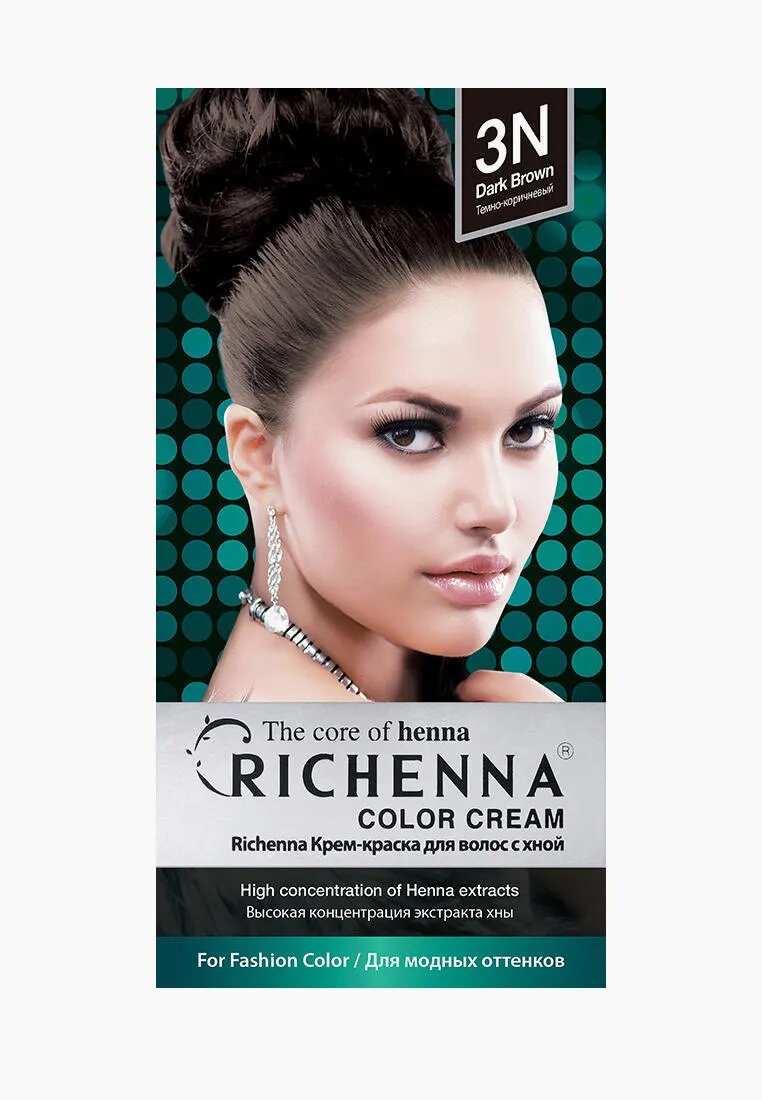 Richenna Краска для волос 120 мл 3N dark brown