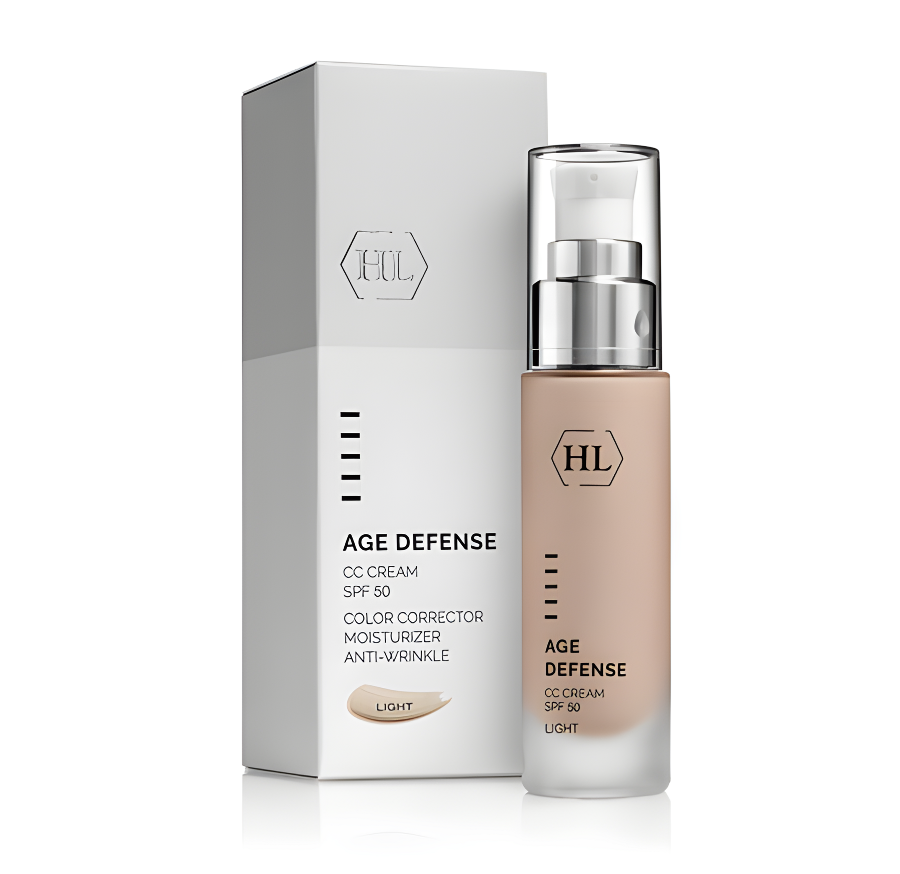 Holy Land AGE DEFENSE Корректирующий крем Light SPF50 AGE DEFENSE CC Cream Light SPF50 30ml