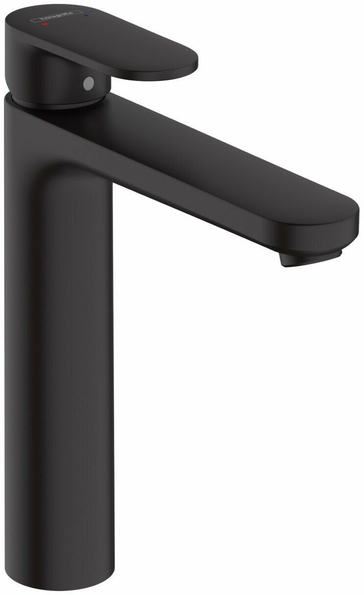 Смеситель для раковины Hansgrohe Vernis Blend без сливного гарнитура 71582670, черный матовый