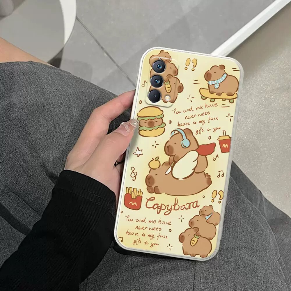 Небесная Капибара чехол для Huawei P60 - одинарный ударопрочный защитный чехол для смартфона