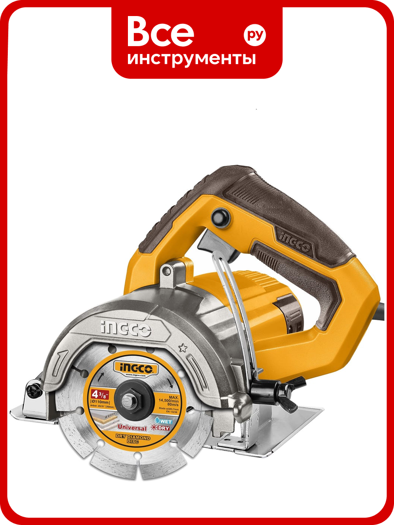 Пила по плитке INGCO 1400 Вт INDUSTRIAL MC140068