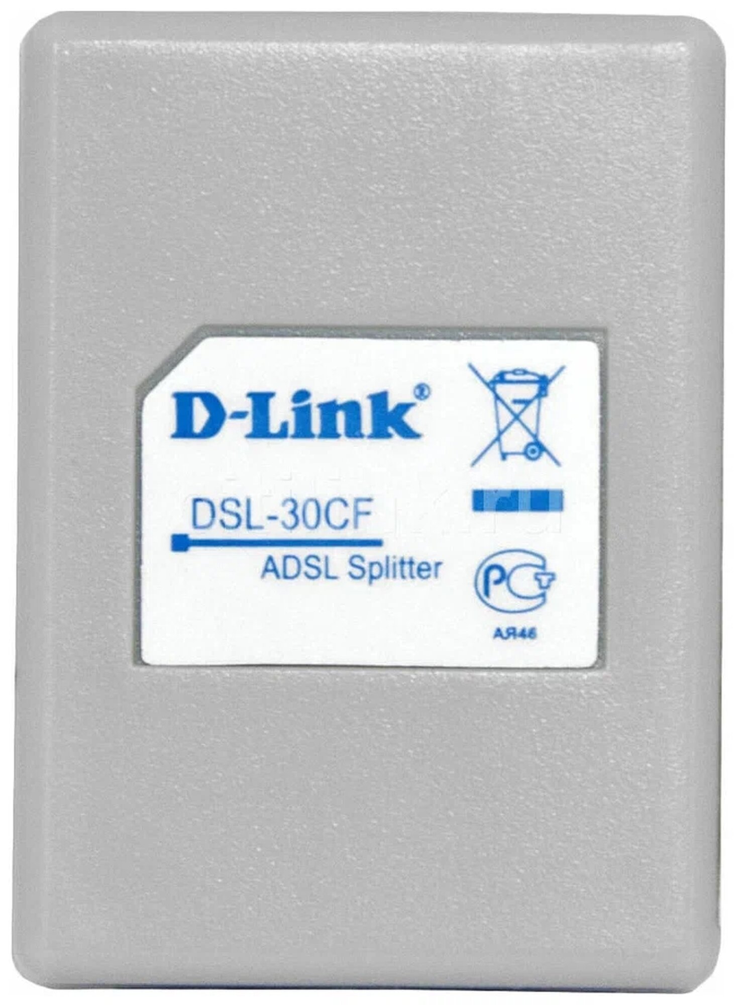 Сплиттер DialUp D-Link DSL-30CF/RS RJ-11 белый