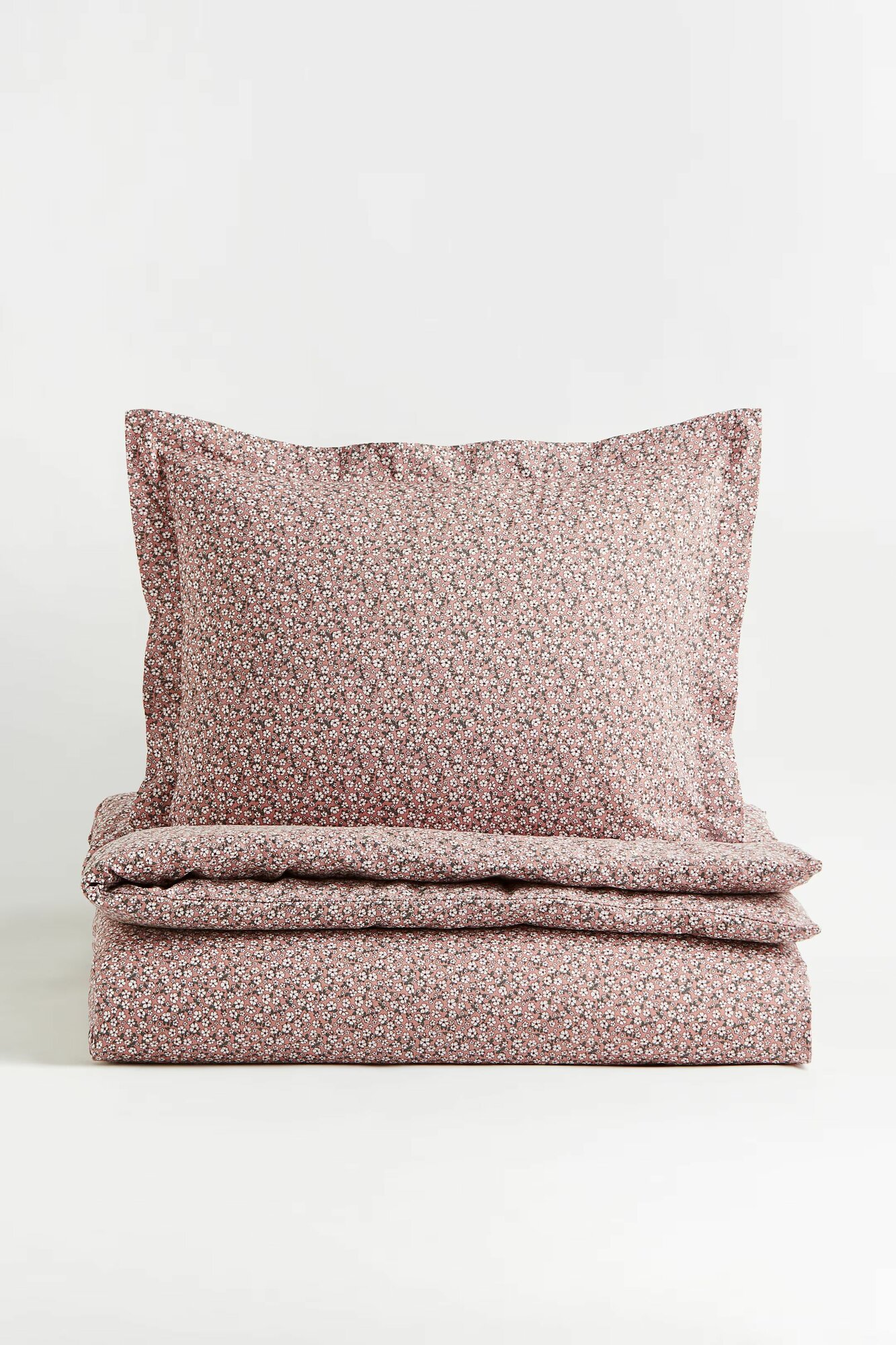 Комплект постельного белья H&M HOME, Old rose/Small flowers