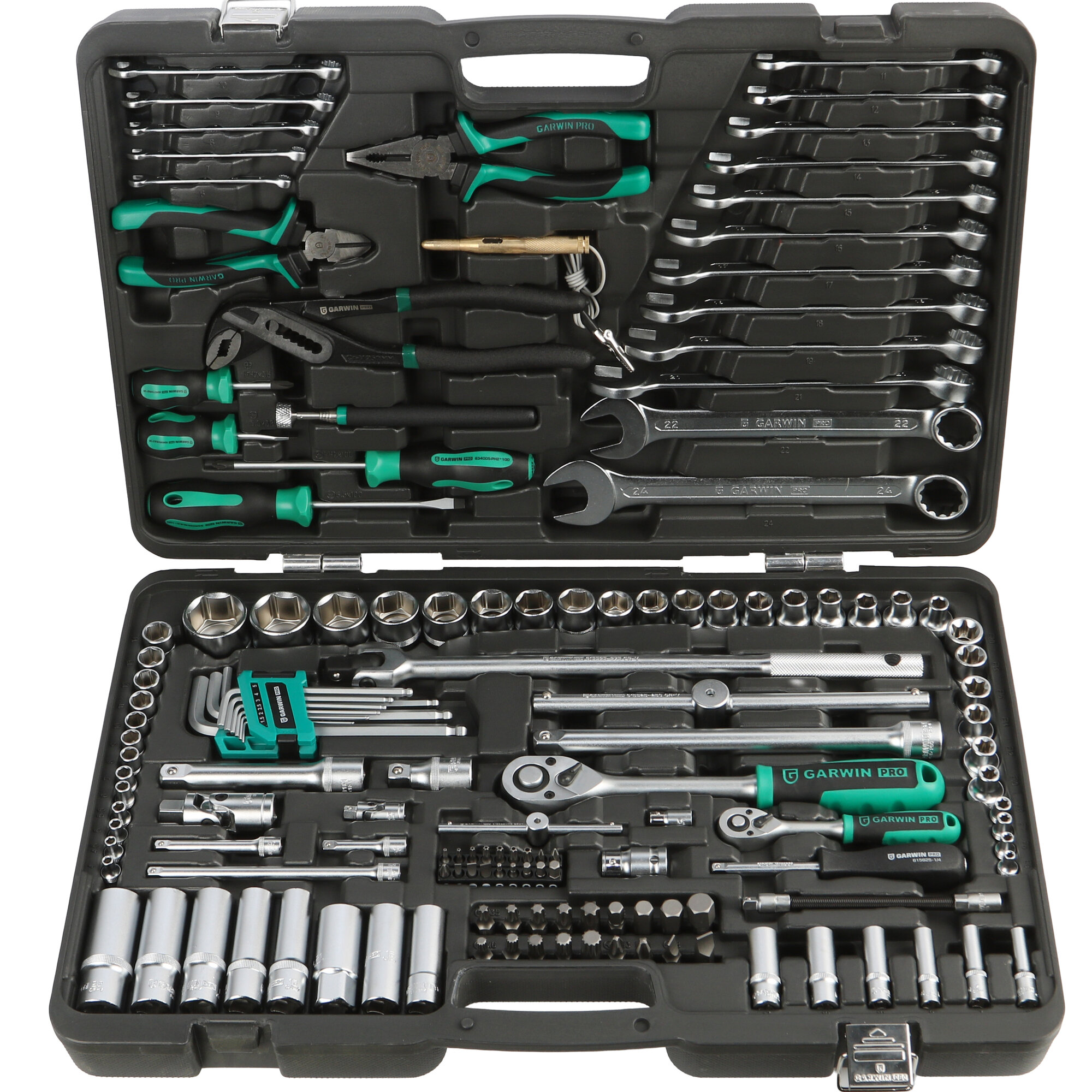 GARWIN PRO 640143 Набор инструментов 1/4" и 1/2", 143 предмета
