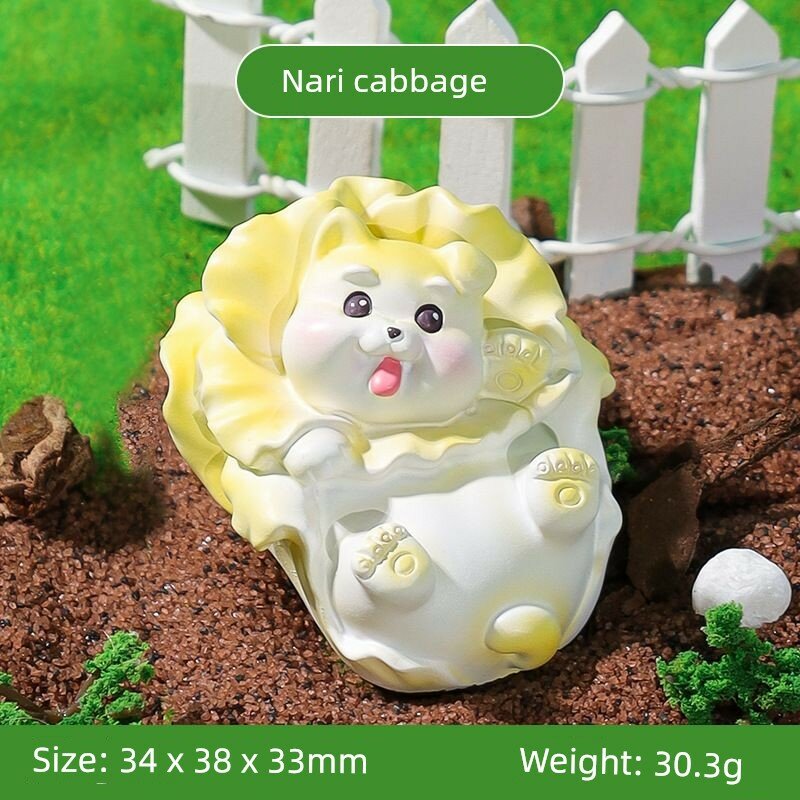 Оригинальная коллекционная фигурка Cai Gou World Blind Box: милая мультяшная кукла-украшение для рабочего стола,