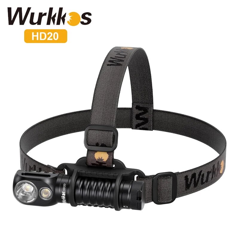Wurkkos HD20 налобный фонарь черный 2000LM
