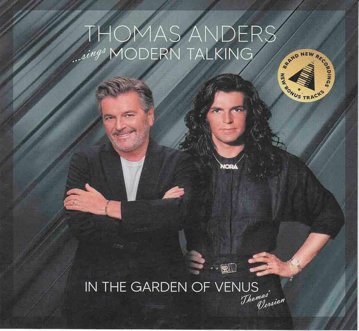 Thomas Anders . sings Modern Talking - 2025 "In The Garden Of Venus" Audio 2CD