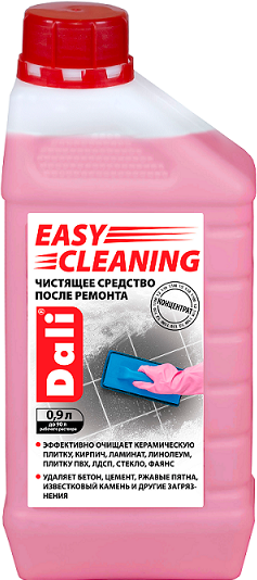 Чистящее Средство После Ремонта Dali Easy Cleaning 0.9л Концентрат, Универсальное.