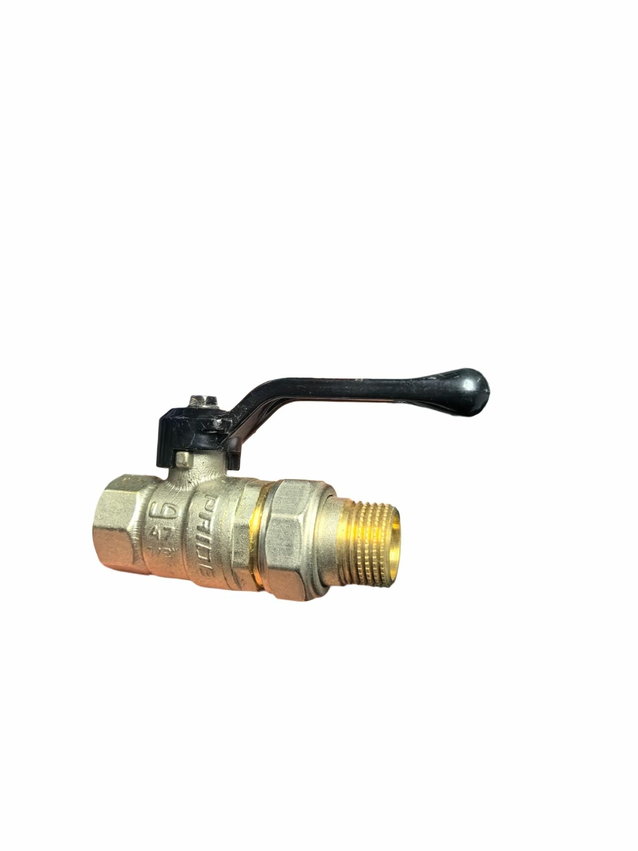 Кран шаровый с американкой LD Pride 1/2", DN15, ручка-рычаг