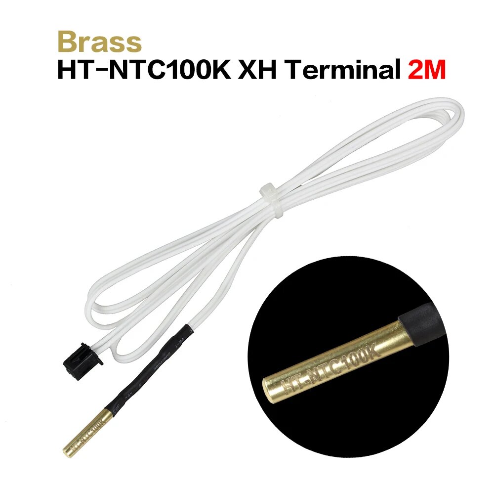 Термистор NTC 100K, Brass XH 2M, 4шт