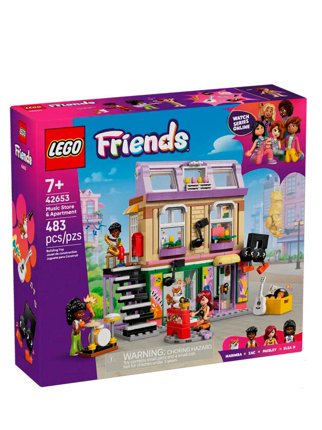 Конструктор LEGO Friends 42653 Музыкальный магазин и квартира