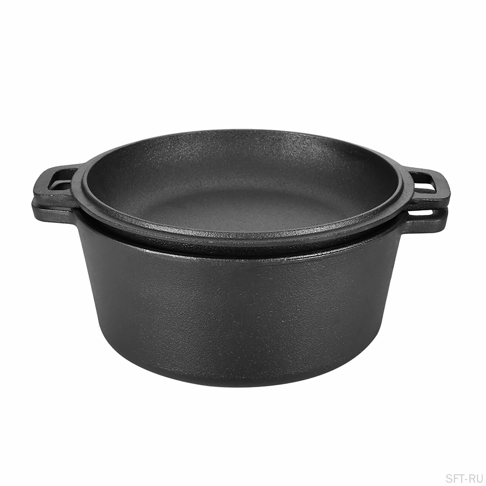 Чугунная голландская печь: универсальная двухфункциональная посуда для тушения и запекания подходит для духовки, плиты, домашней кухни и кемпинга