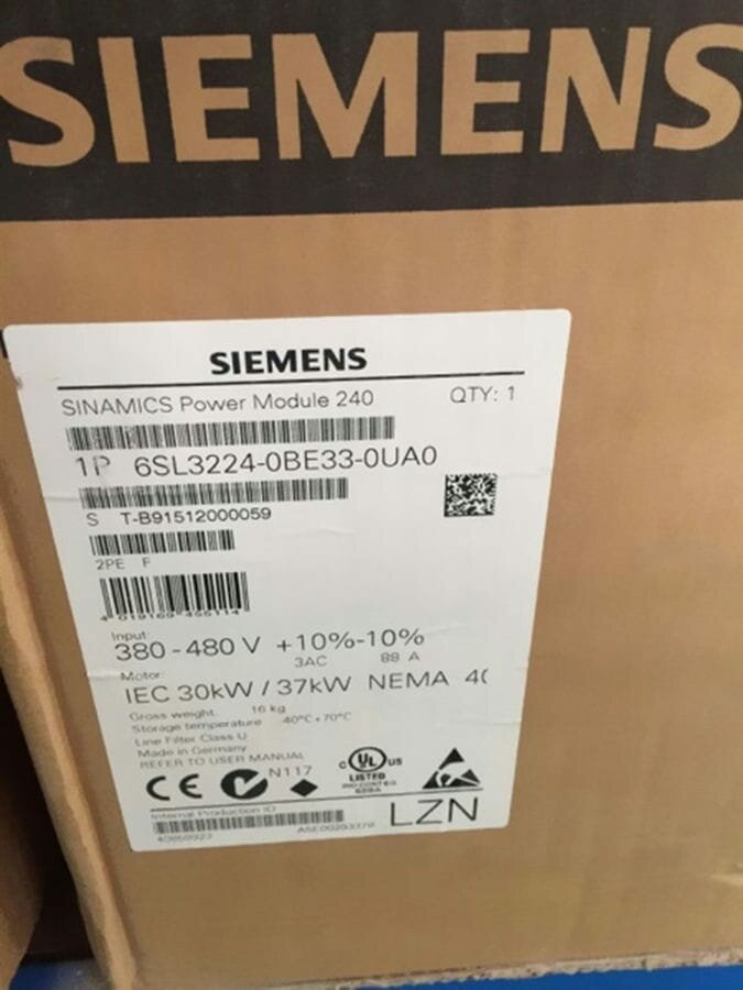 Модуль Siemens 6SL3224-0BE33-0UA0