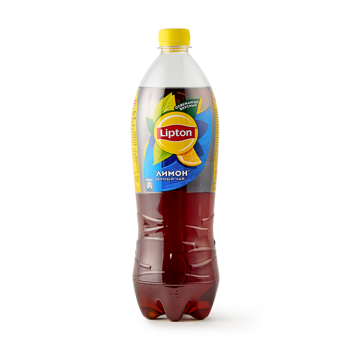 Чай Lipton "Лимон", холодный, черный, с лимоном, в пластиковой бутылке, 1 л