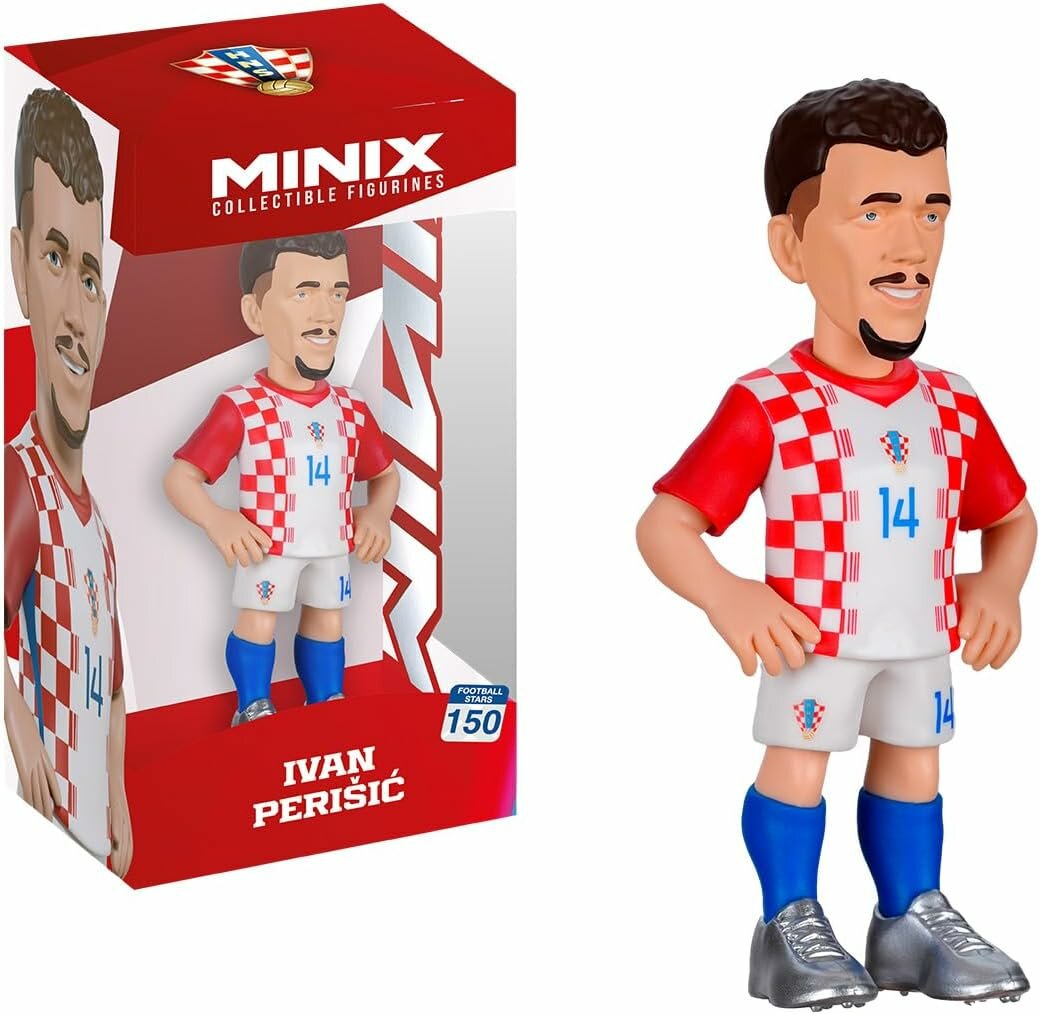 Фигурка MINIX Футбольные звезды - Perisic / Иван Перишич, Чемпионат мира #150 - Хорватия,12 см, MN23776