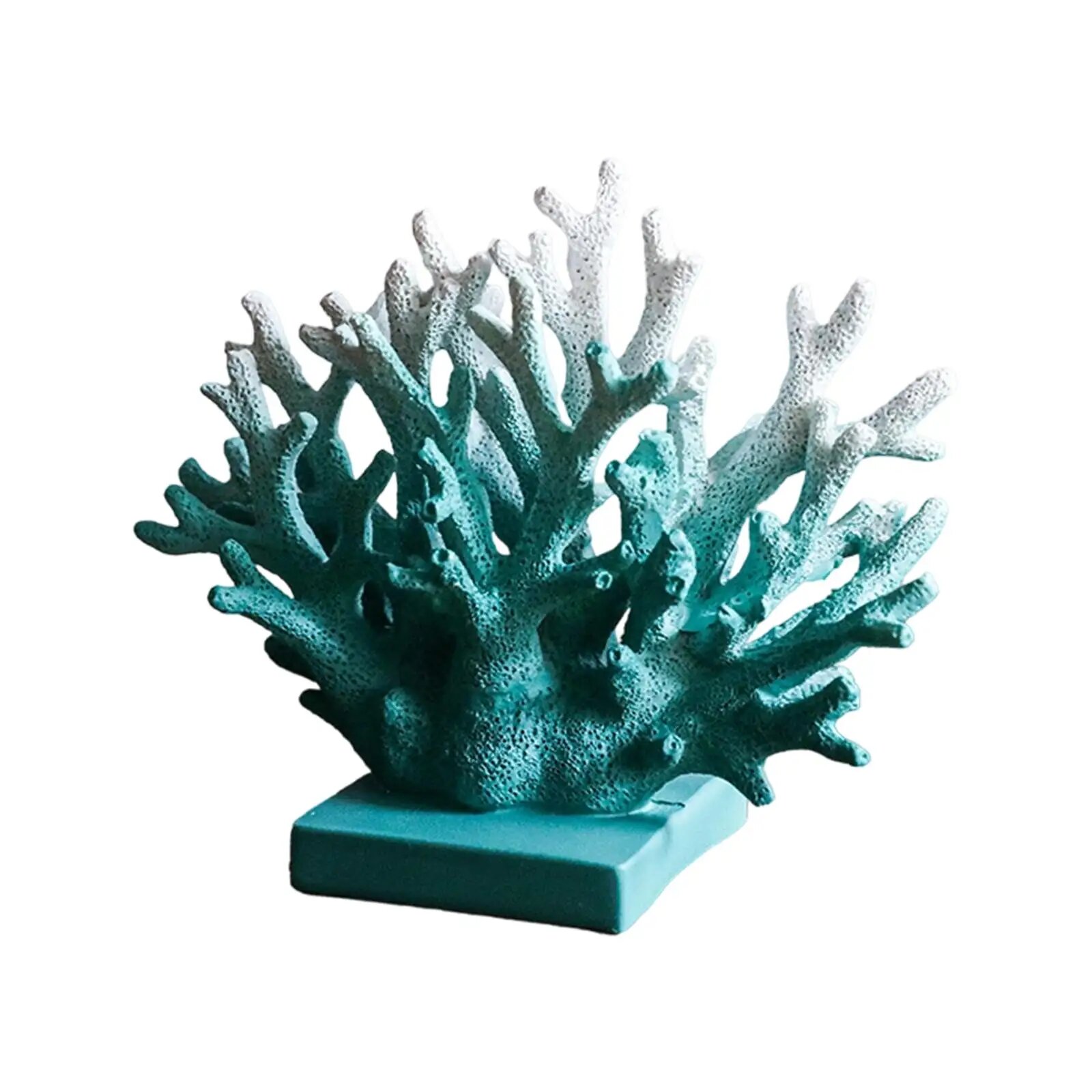 Статуэтка кооралл из смолы Blue 18cmx15cm