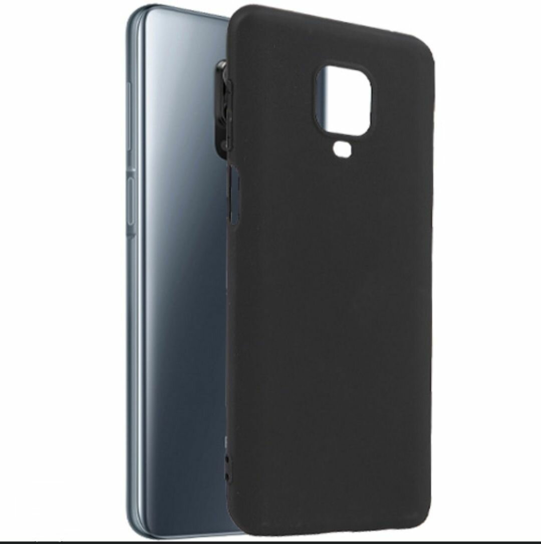 Силиконовый чёрный чехол для Xiaomi redmi Note 9 pro / 9s, s9 Pro Max, Poco M2 pro ксиоми редми нот 9 про макс 9с бампер накладка