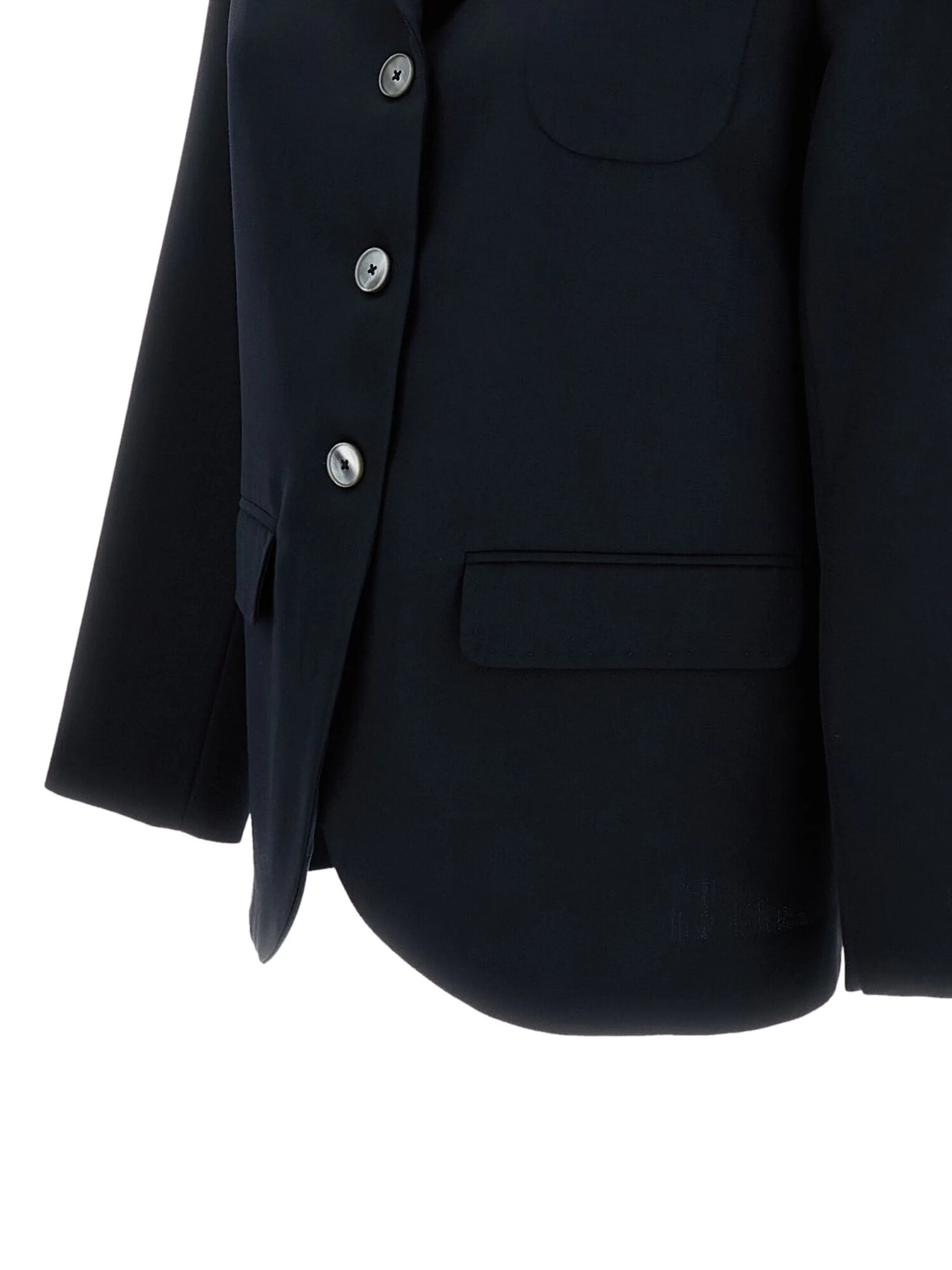 Куртка True Royal Button notched jacket, размер 42, black/black — фото 1
