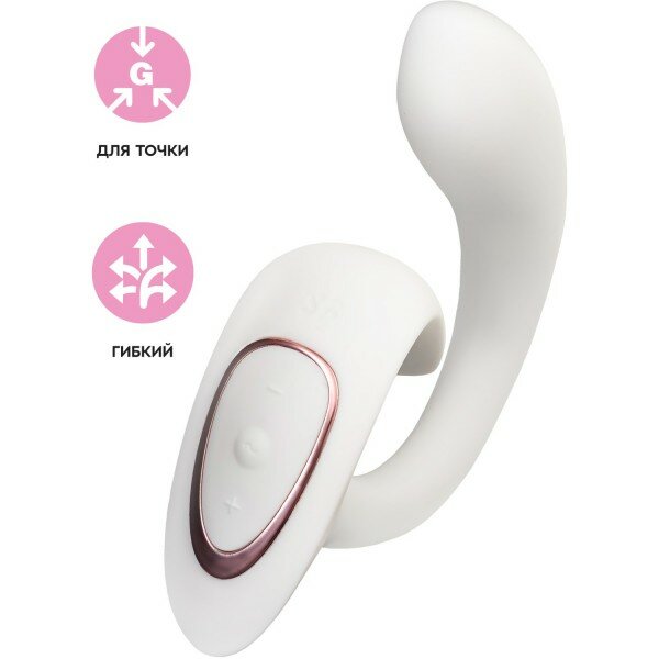 Элегантный вибратор-кролик Satisfyer G for Goddess 1, белый